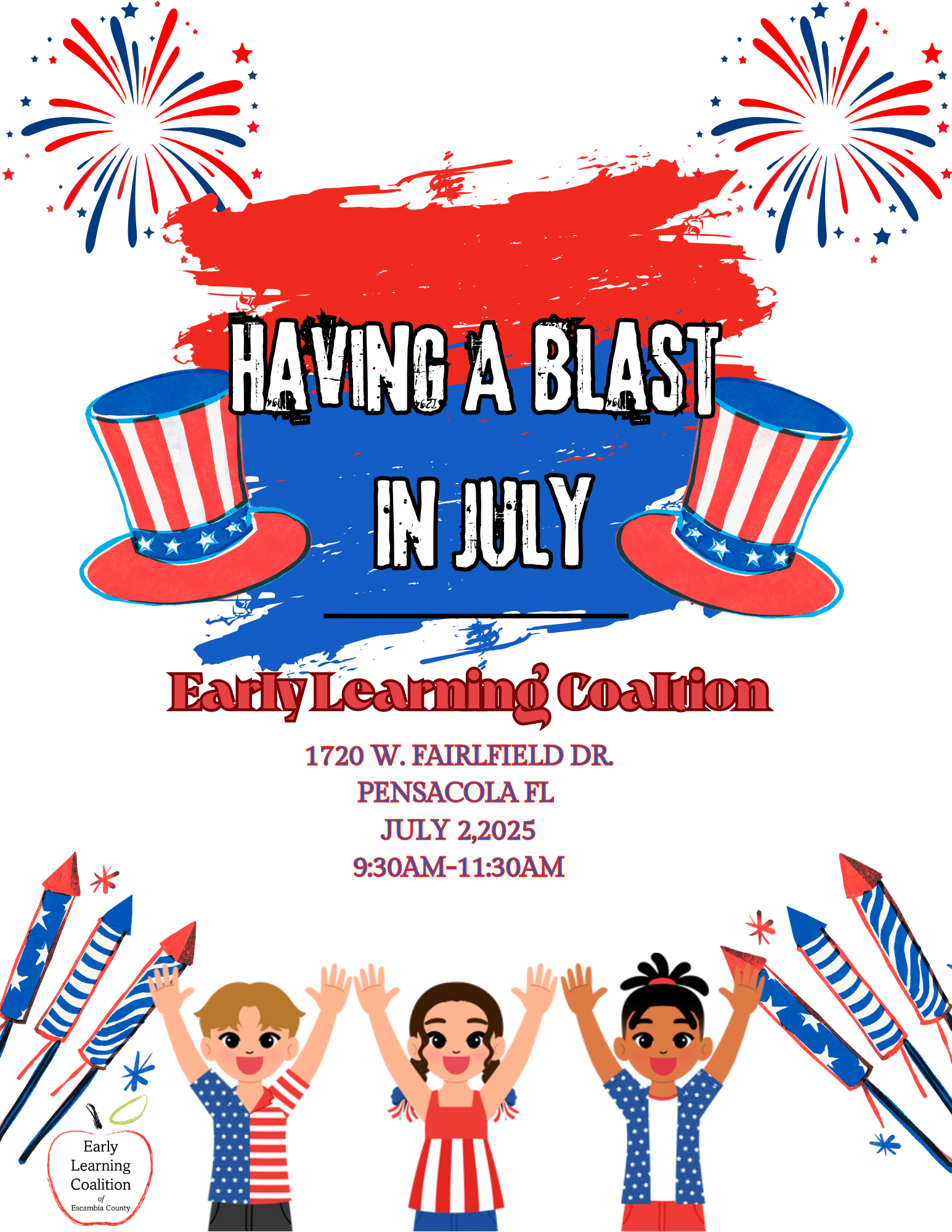 Having a Blast in July | Early Learning Coalition of Escambia County
